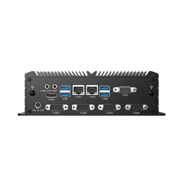 MBC-2300 Intel® Celeron®/Core™ i Fanless Box Computer with 6x COM (2x RS-232/485), 6x USB, 2x LAN