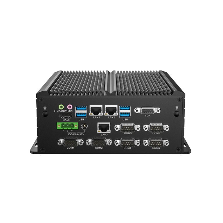 MBC-3100 Intel® Celeron®/Core™ i Fanless Box Computer with 6x COM (RS-232/485), 7x USB, 3x LAN