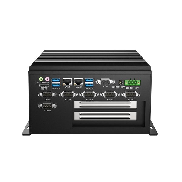 MBC-3200 Intel® Celeron®/Core™ i Fanless Box Computer with 6x COM (4x RS-232/485), 2x HDMI